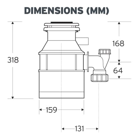 Insinkerator Model 46 Food Waste Disposer – Harrison Bloy