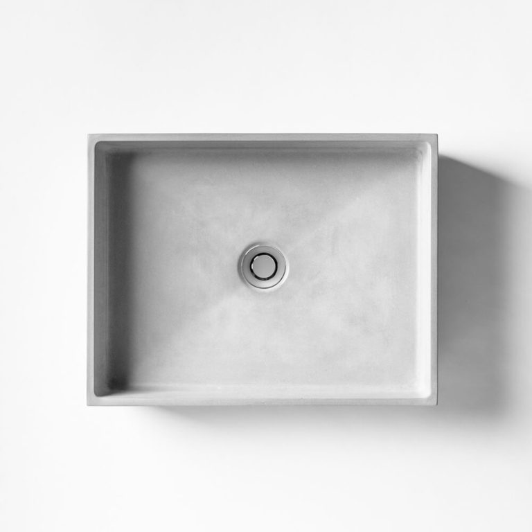 Meek Simple Rectangle Vessel Basin | Harrison Bloy